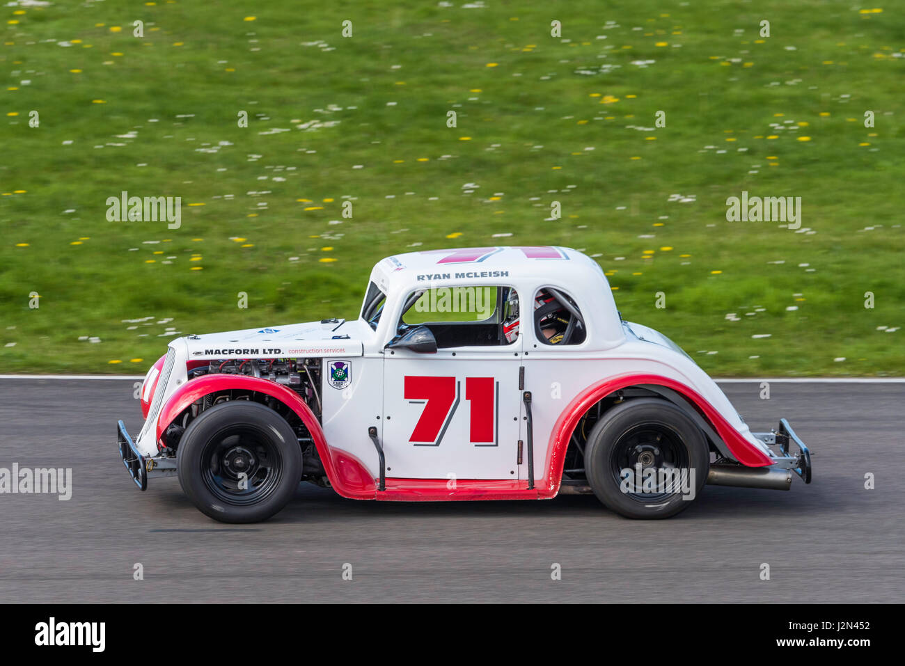 Anglesery Circuit Cars North Wales Uk Race track Stock Photo - Alamy