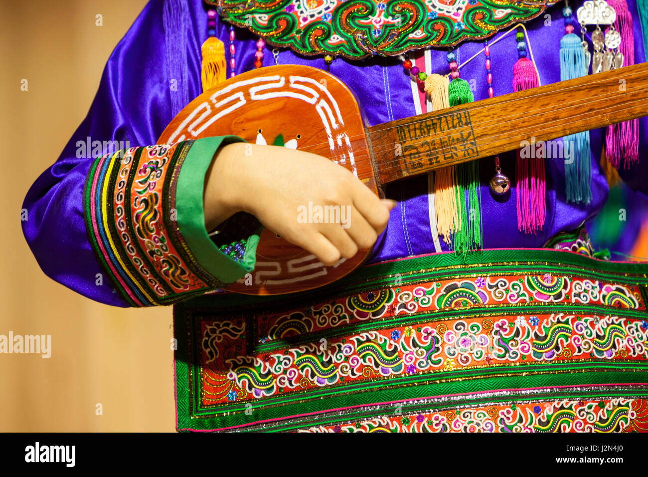 Woman playing a pipa hi-res stock photography and images - Alamy