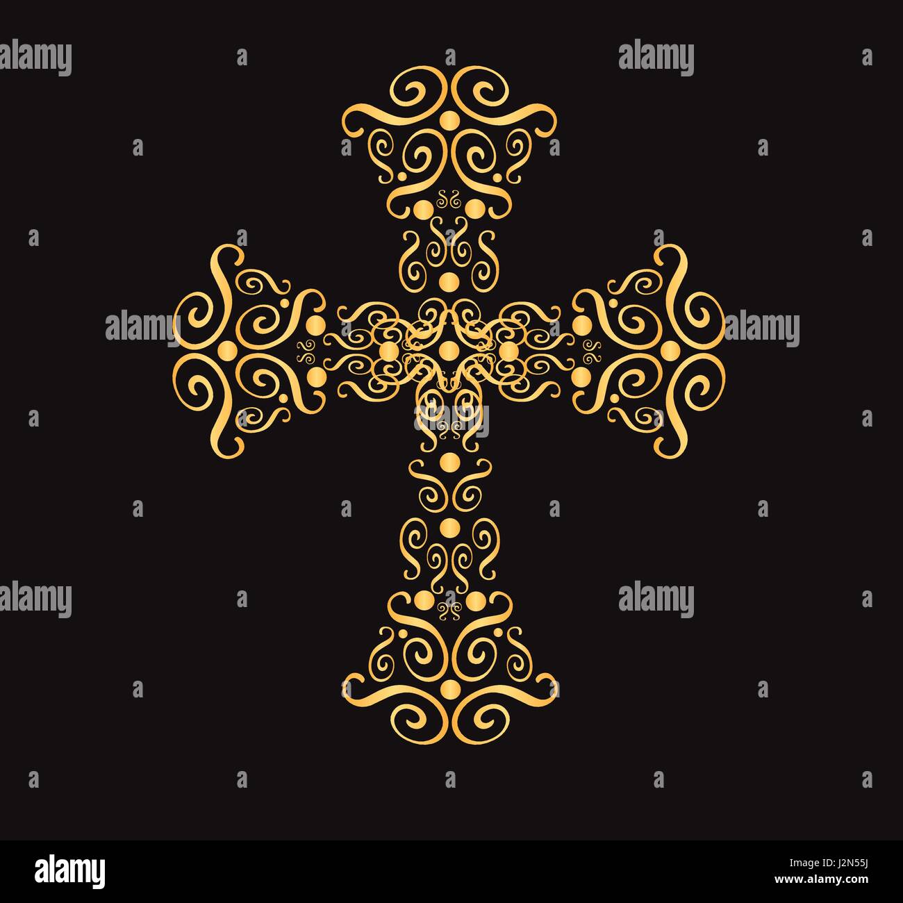 Cross ornament details, vector Stock Vector Image & Art - Alamy