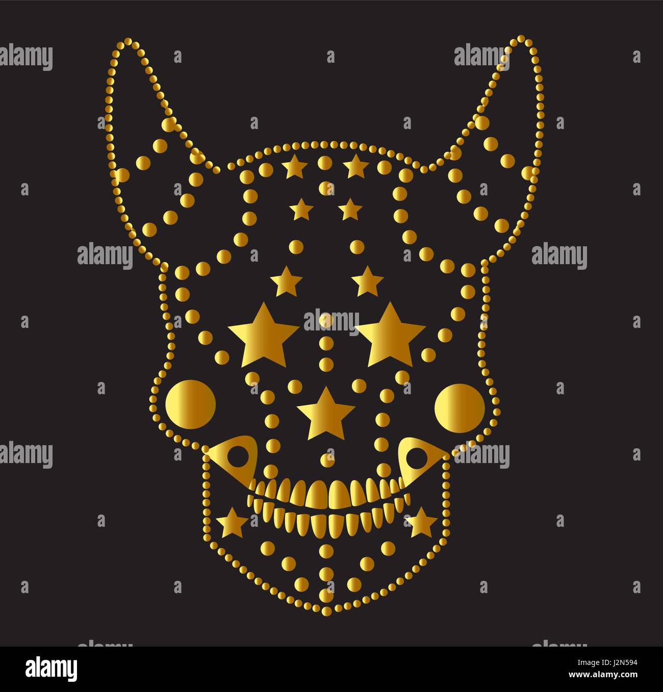 Devil skull icon vector Stock Vector Image & Art - Alamy