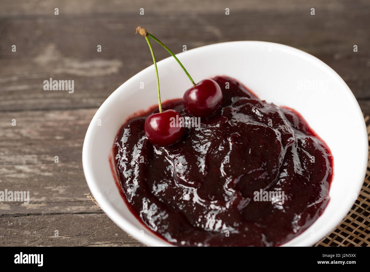 traditional cherry jam Stock Photo - Alamy