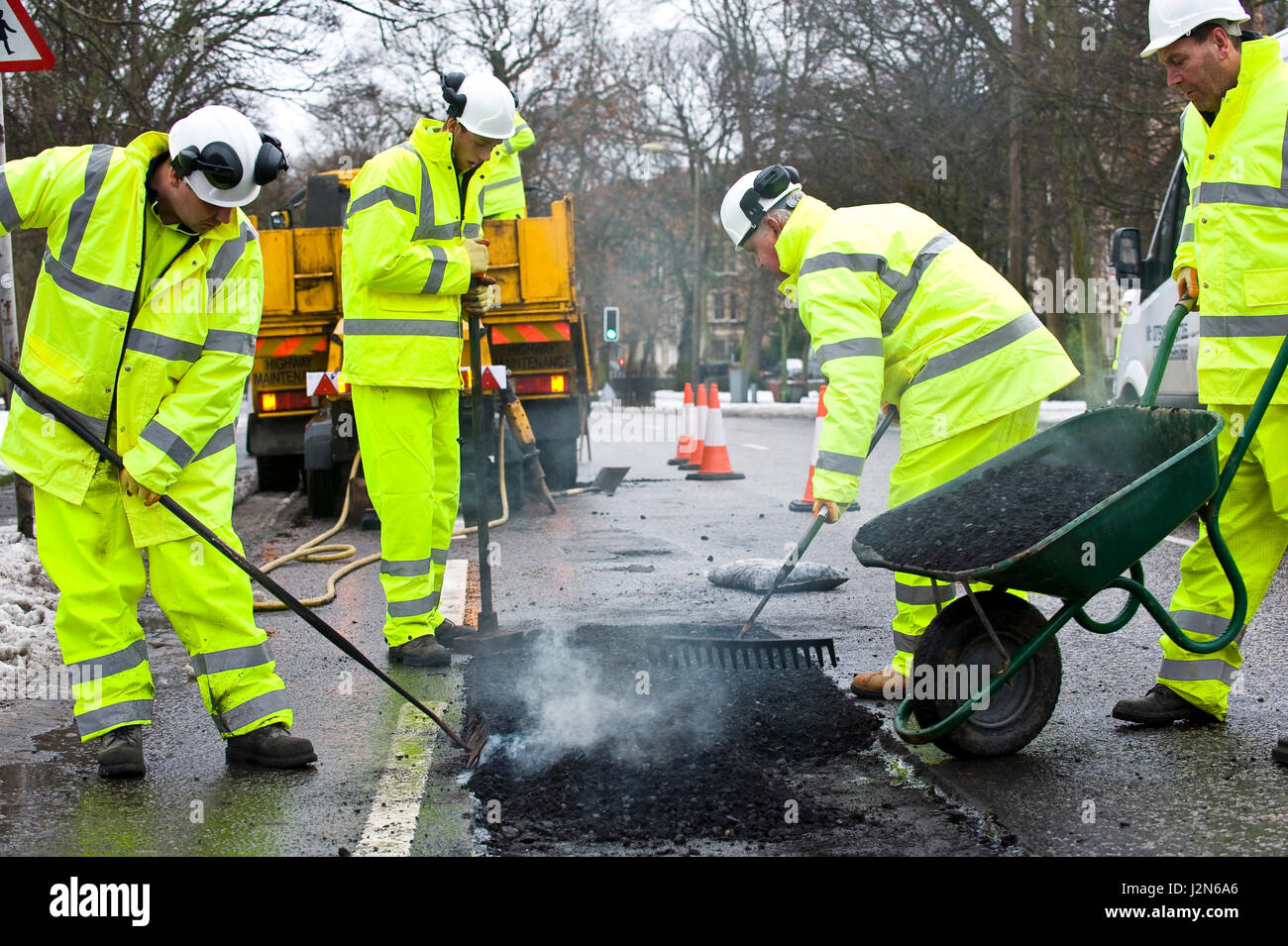 Transport Leader Cllr Gordon MacKenzie oversees the start of the Pot ...