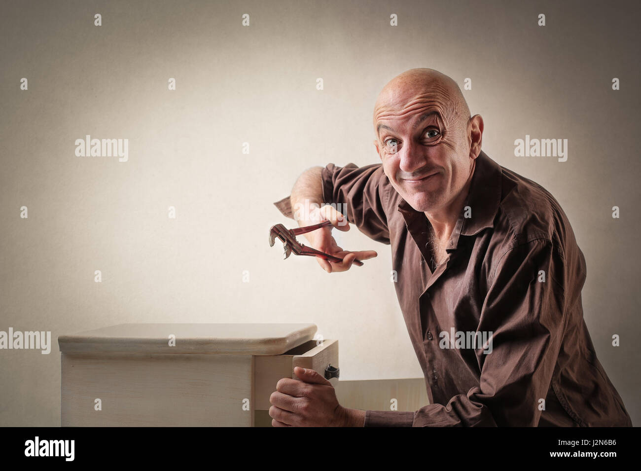 Caucasian boy crafts hi-res stock photography and images - Alamy