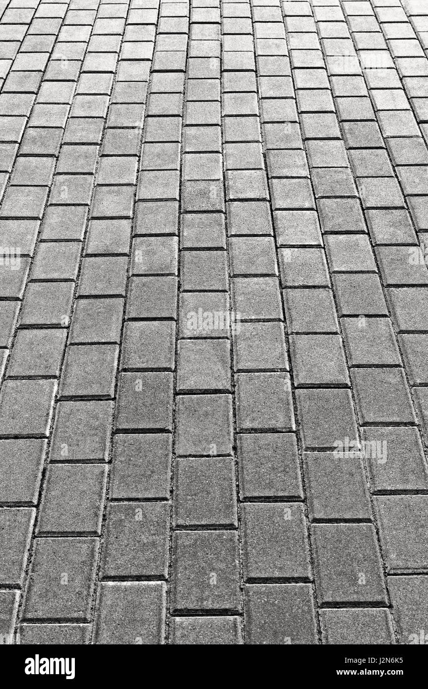 Grey Cobblestone Pavement Texture Background, Large Detailed Vertical Gray Stone Block Paving ...