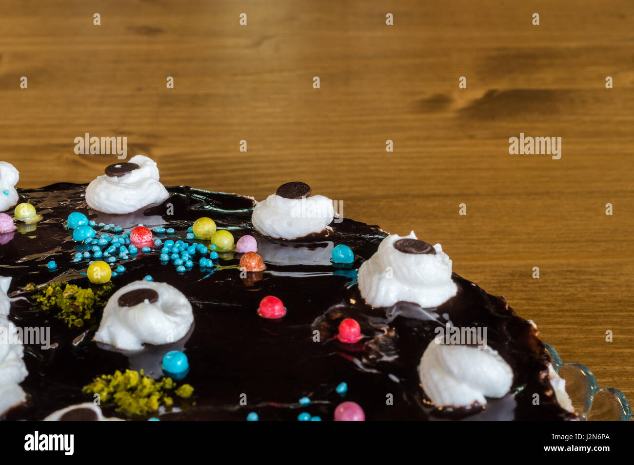 Closeup of thousand layers cake, famous French cake Stock Photo - Alamy