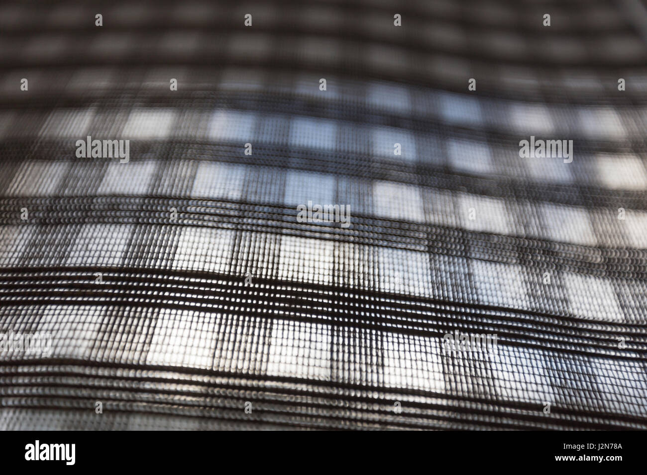 Blurred checkered pattern curtain in black and white color Stock Photo ...
