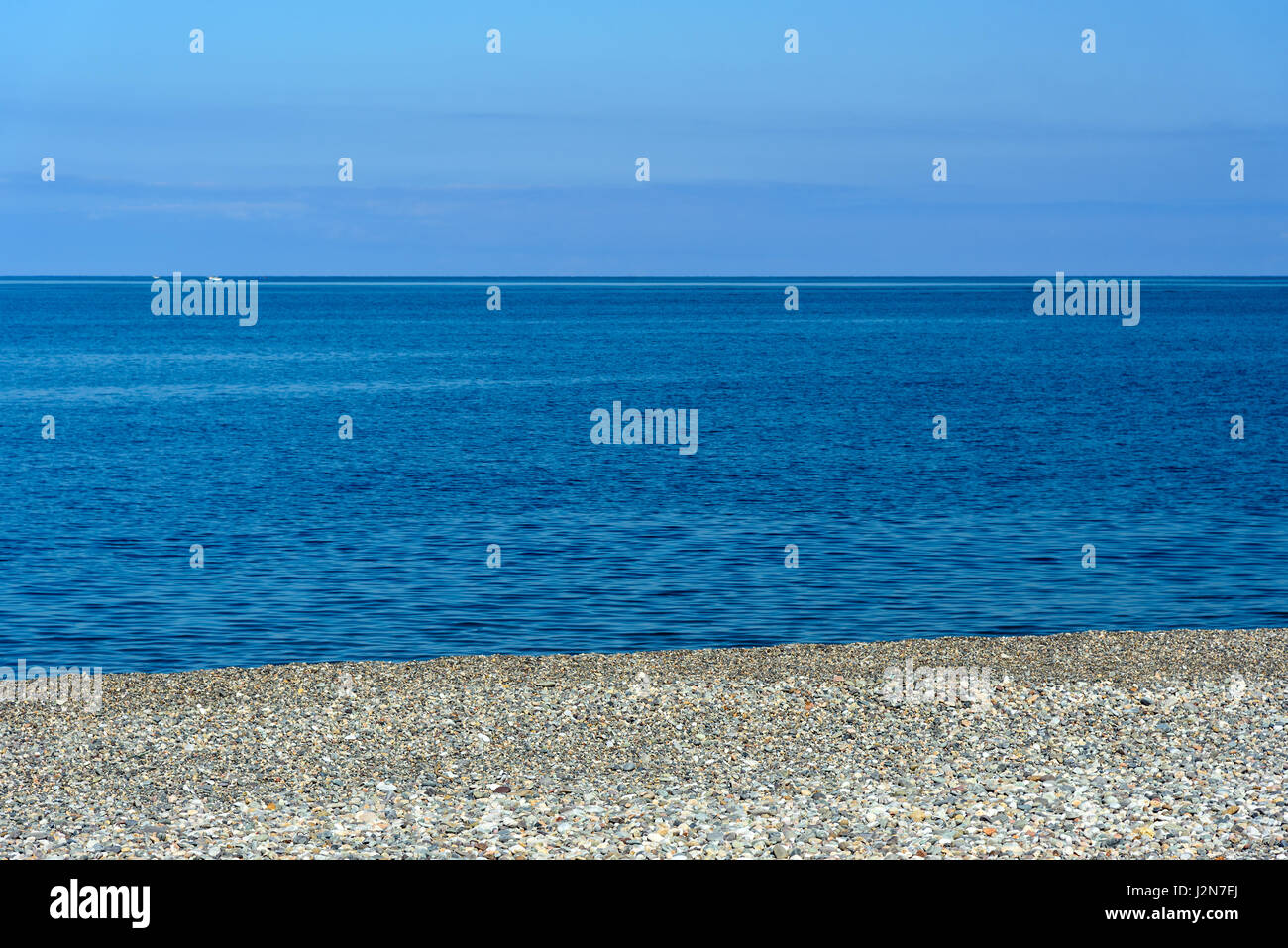 Black Sea pebble beach in Batumi. Georgia Stock Photo - Alamy