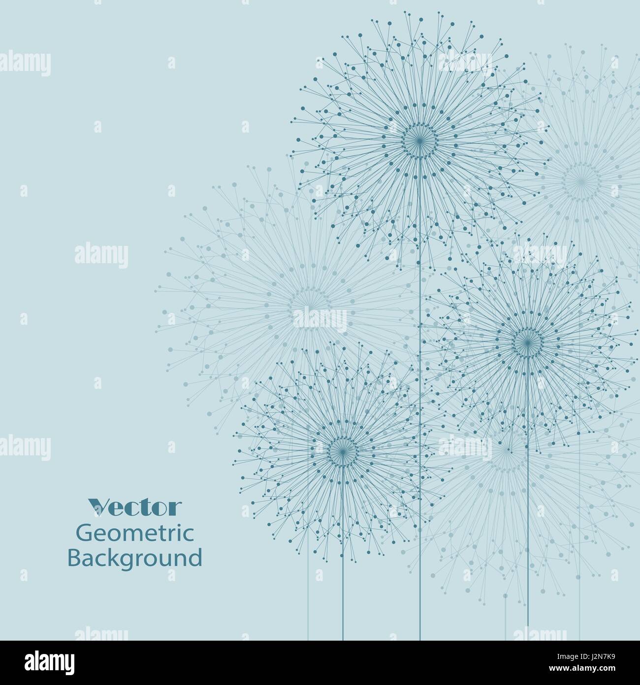 Geometric pattern with connected lines and dots Stock Vector Image ...