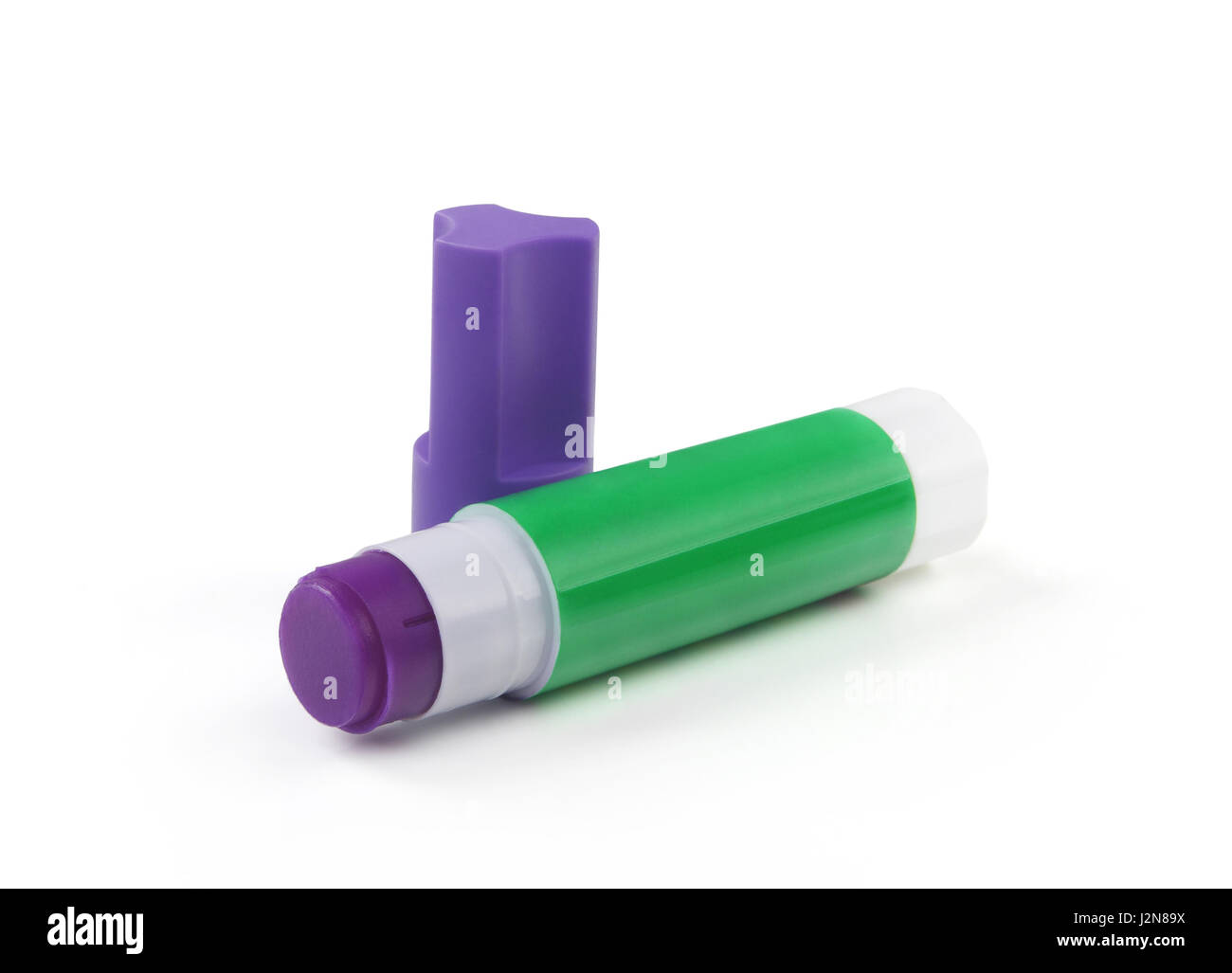 Glue Stick on White Background Stock Photo - Alamy