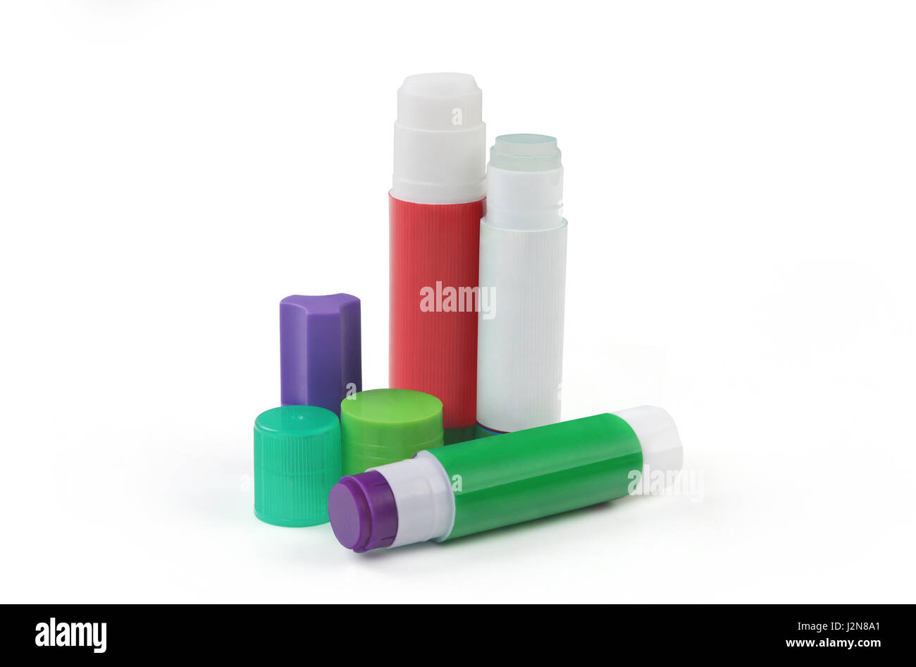 Glue Stick on White Background Stock Photo - Alamy