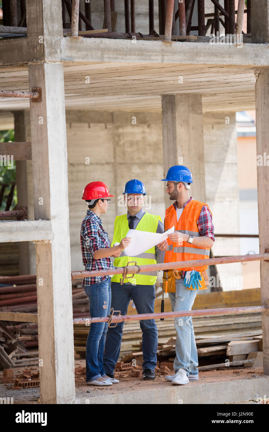 Constructer architect plan hi-res stock photography and images - Alamy