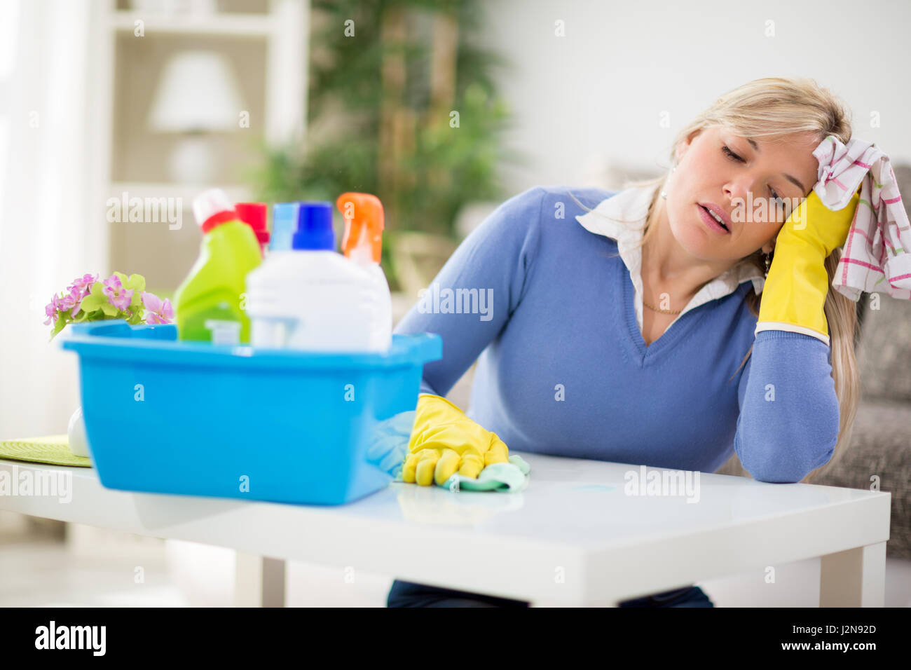 Female housewife hi-res stock photography and images - Alamy