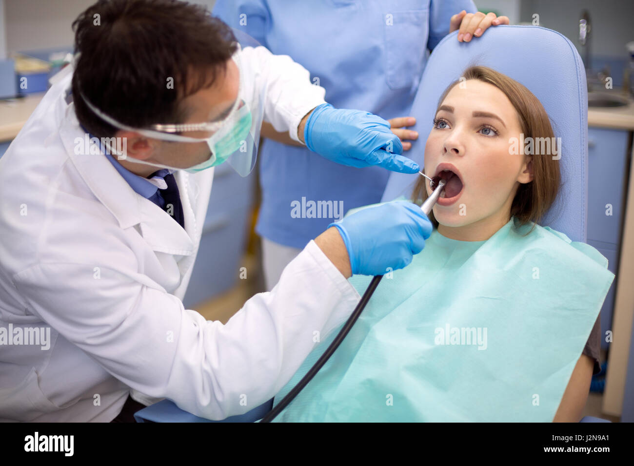 Dentist drill man hi-res stock photography and images - Alamy