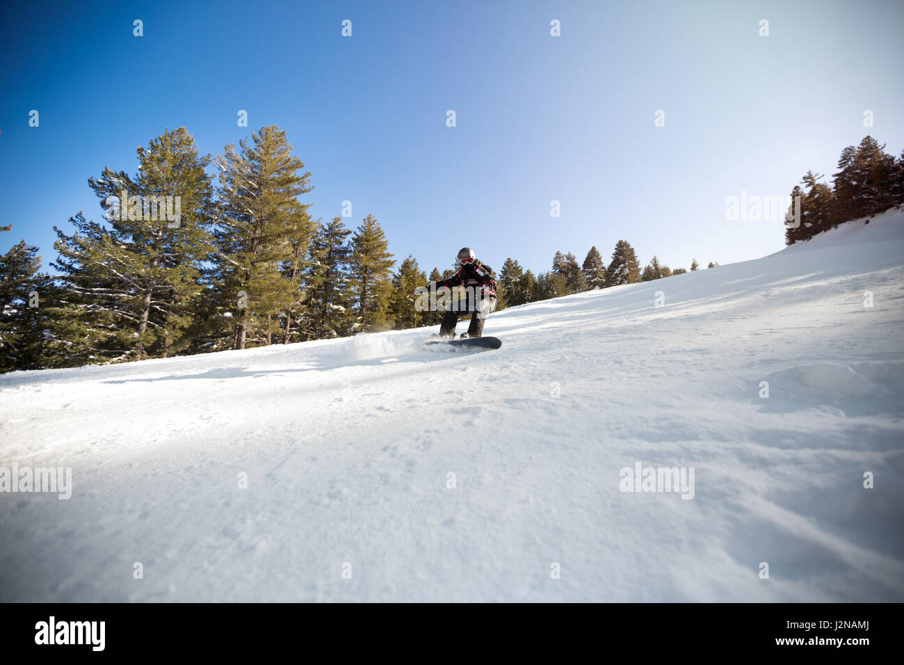 Snowboarder in action on hi-res stock photography and images - Alamy