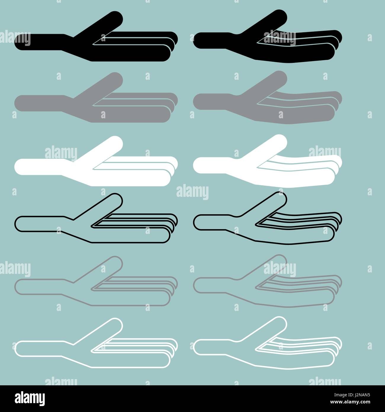 Arm by side Stock Vector Images - Alamy