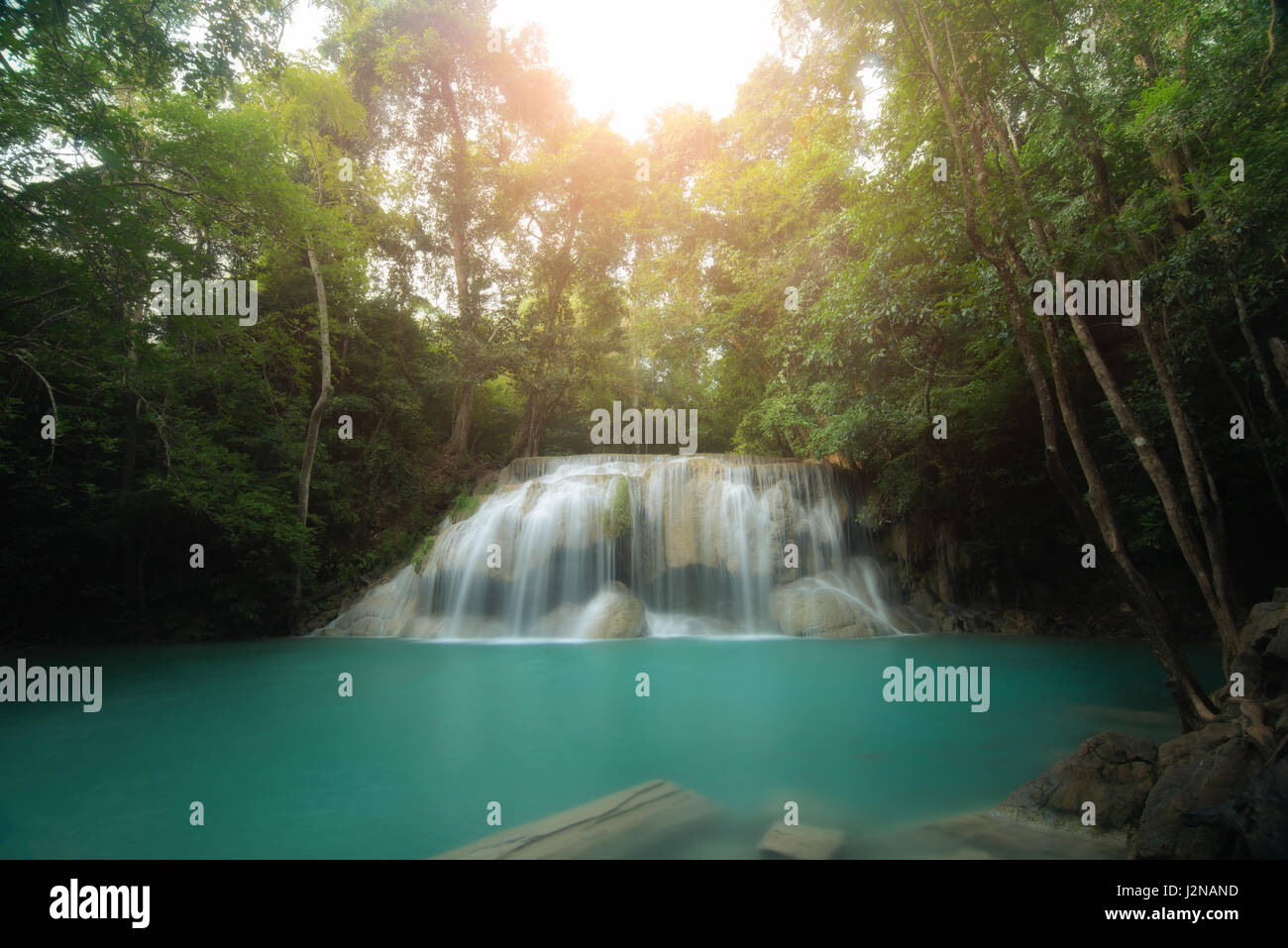 Thailand waterfall rainforest hi-res stock photography and images - Alamy