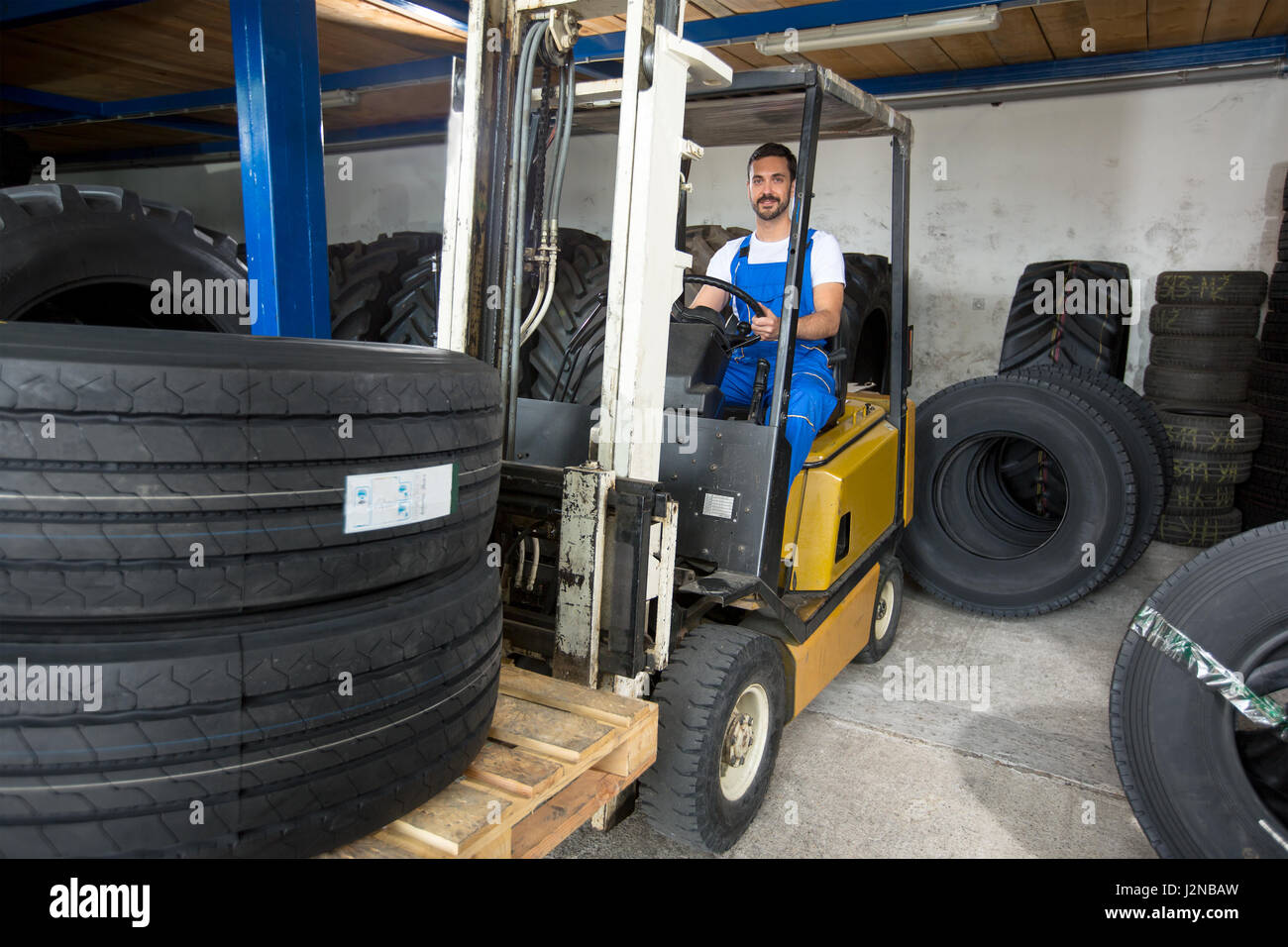 Forklift tires hi-res stock photography and images - Alamy