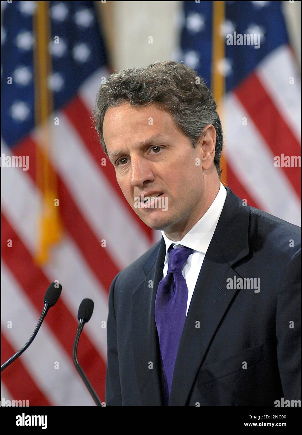 U.S Treasury Secretary Timothy Geithner speaks at the Women in Finance ...