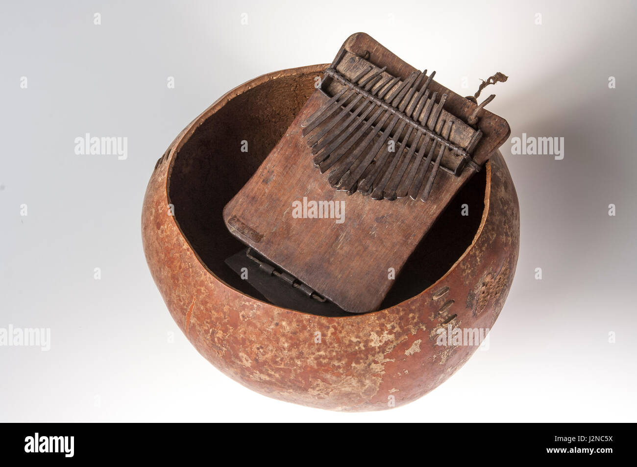 Handmade African music instrument Stock Photo - Alamy