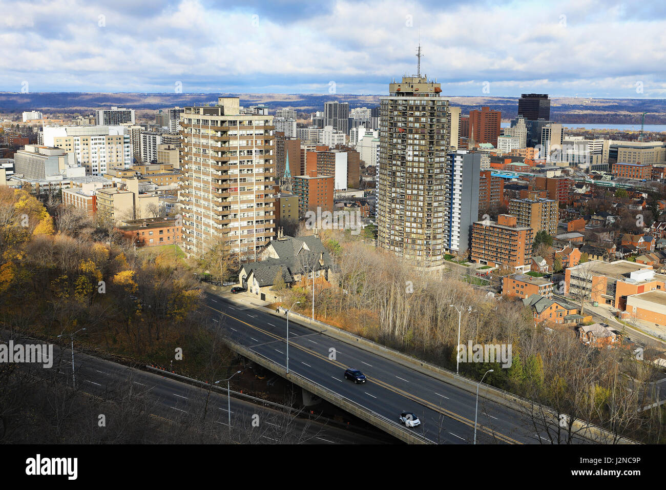 Hamilton building aerial hi-res stock photography and images - Alamy