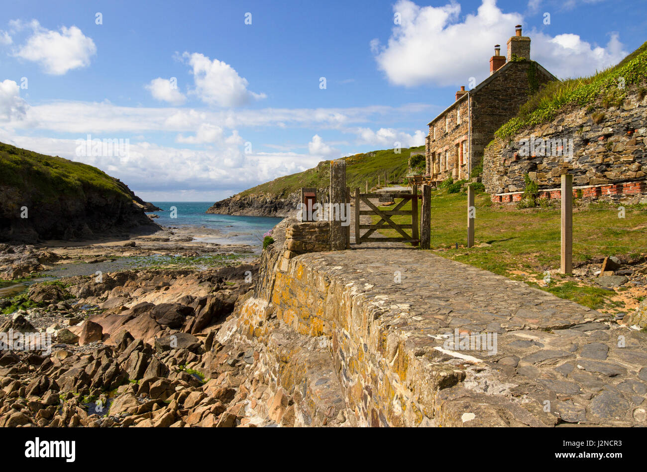 Port Quin Harbour in North Cornwall Stock Photo - Alamy