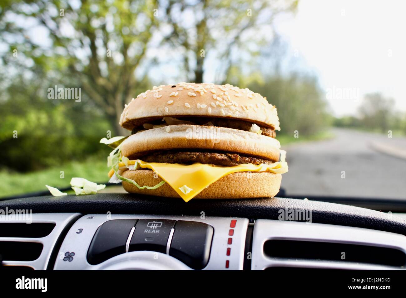 Burger car hi-res stock photography and images - Alamy