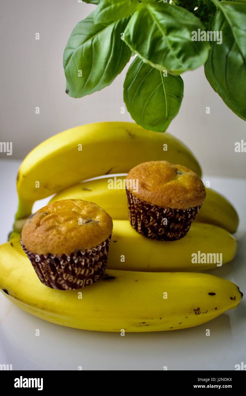 Sweets and fruits in the kitchen Stock Photo - Alamy