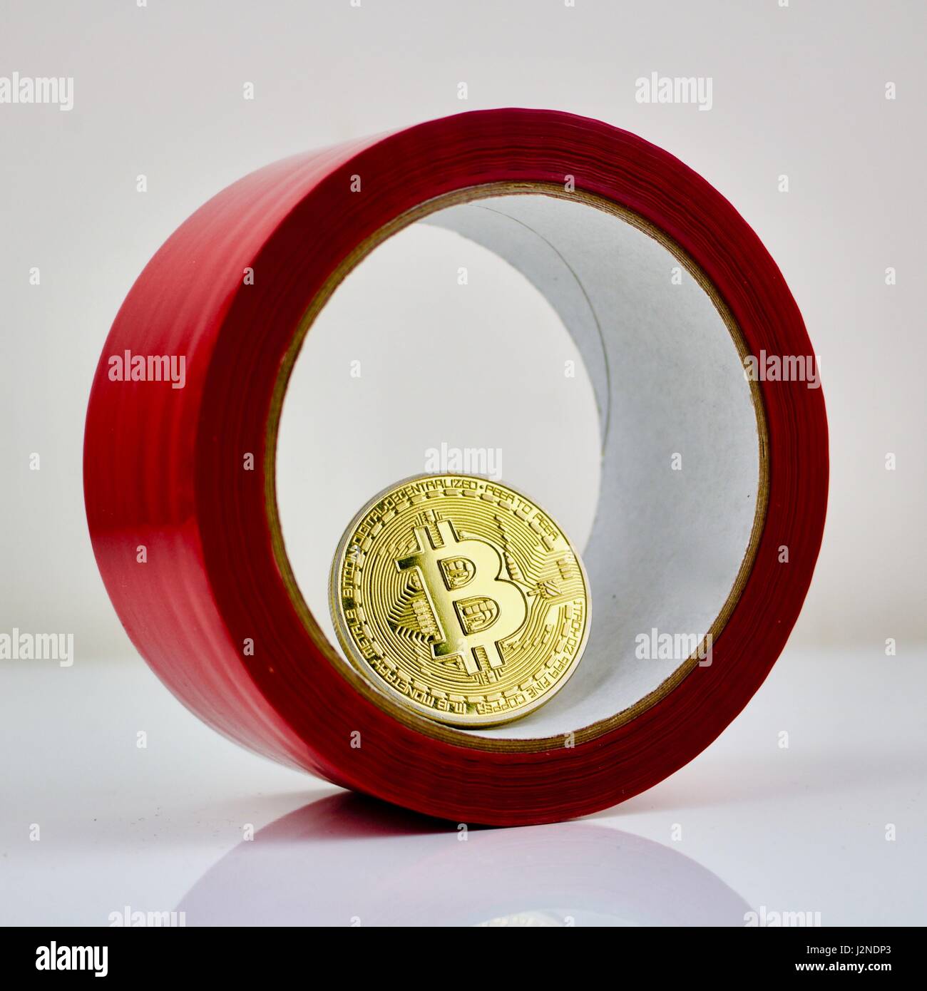 Money red tape hi-res stock photography and images - Alamy