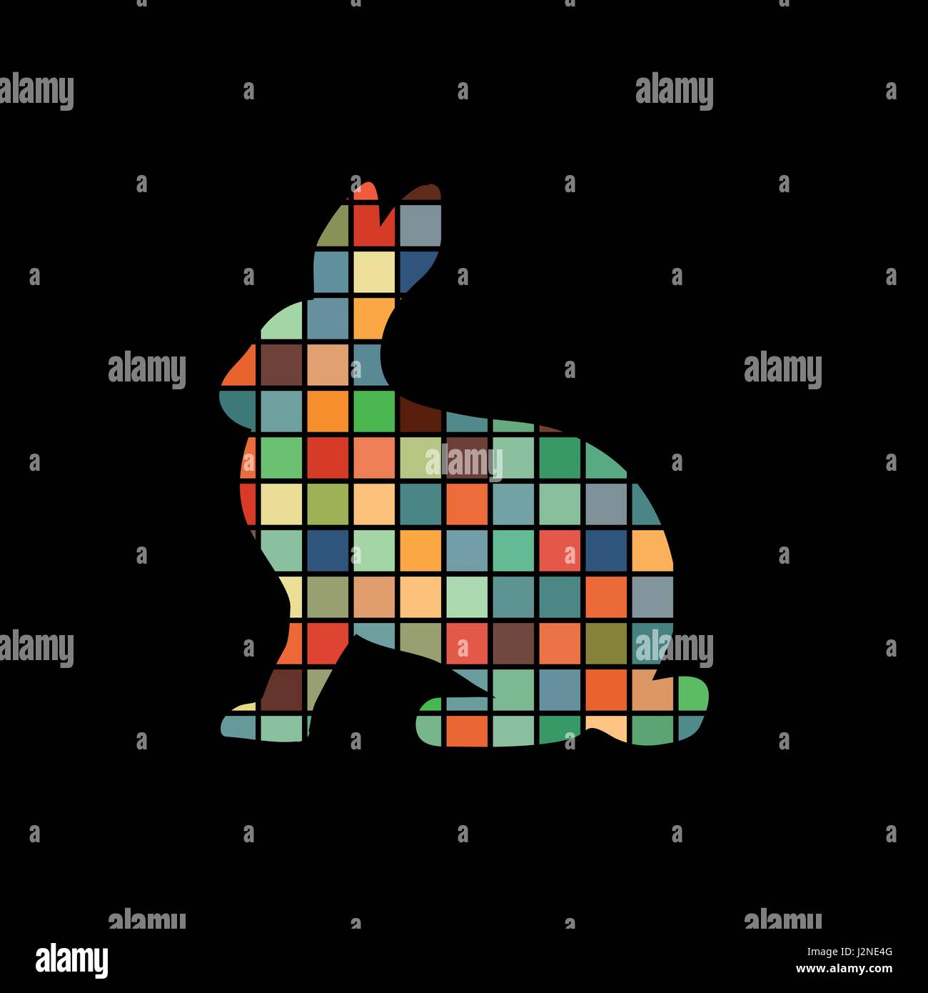 The wild hare Stock Vector Images - Alamy