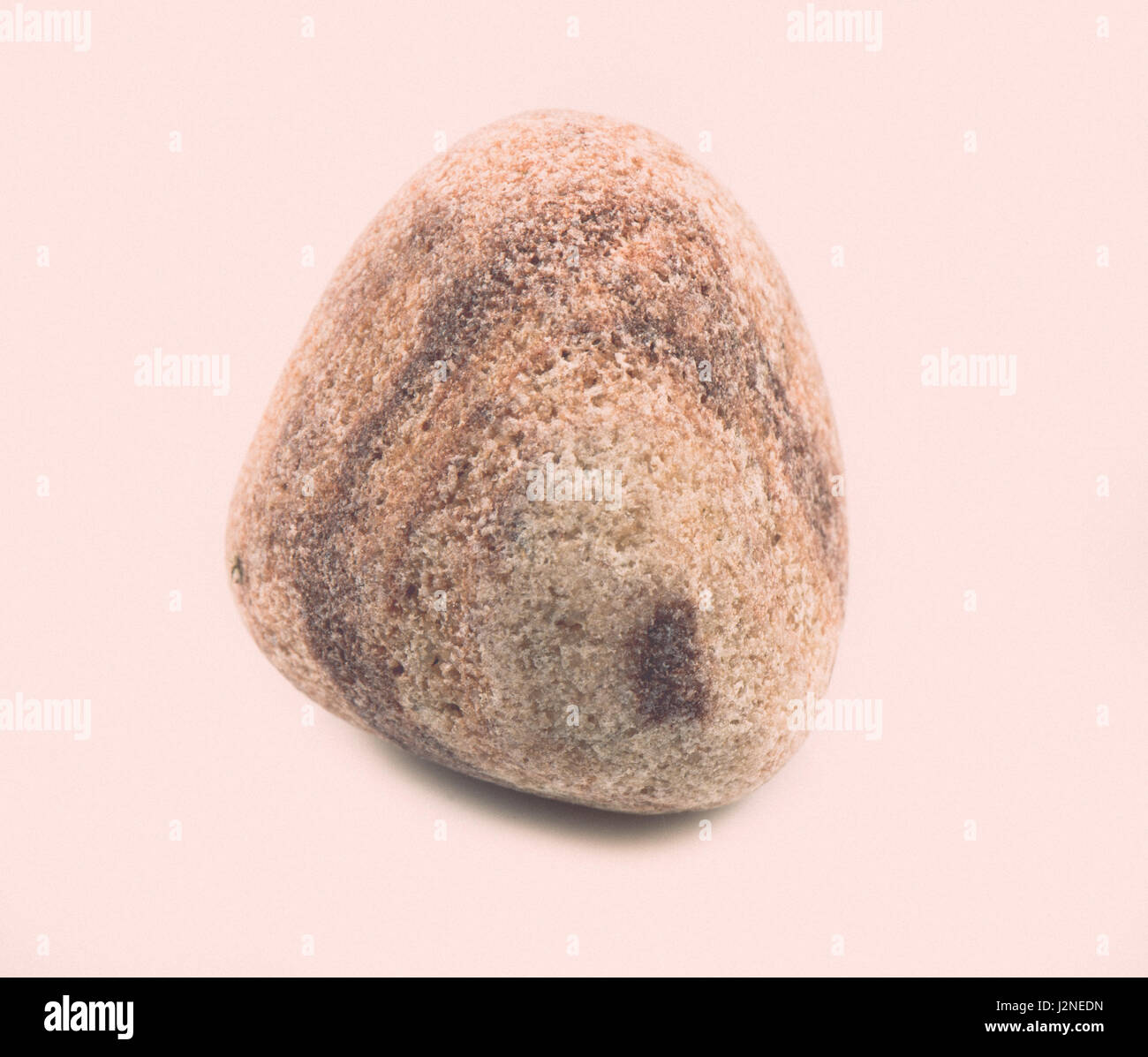 single stone isolated on white background. geological element. vintage ...