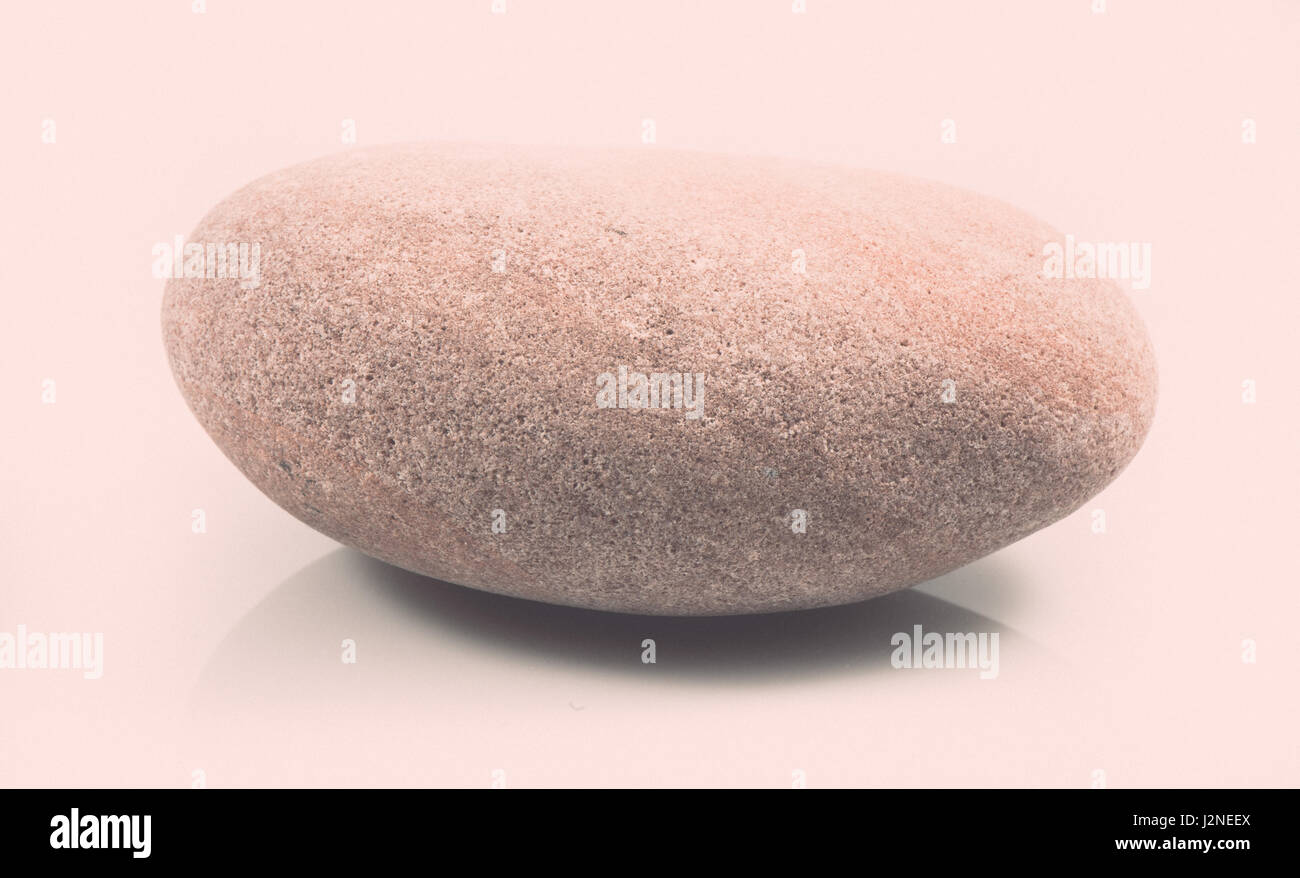 single stone isolated on white background. geological element. vintage ...