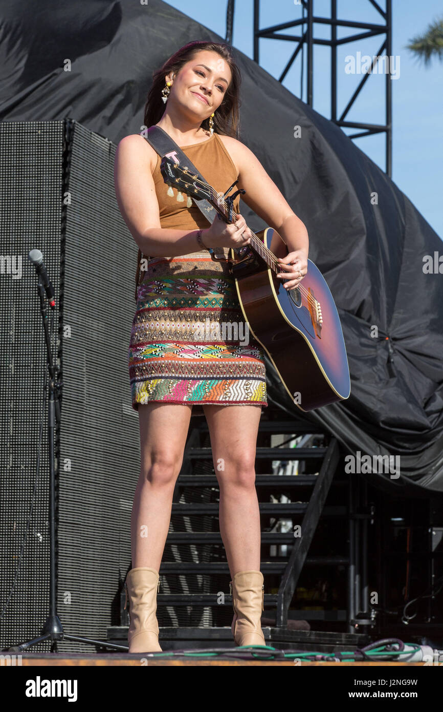 Indio, California, USA. 28th Apr, 2017. TAYLOR DYE of Maddie & Tae ...