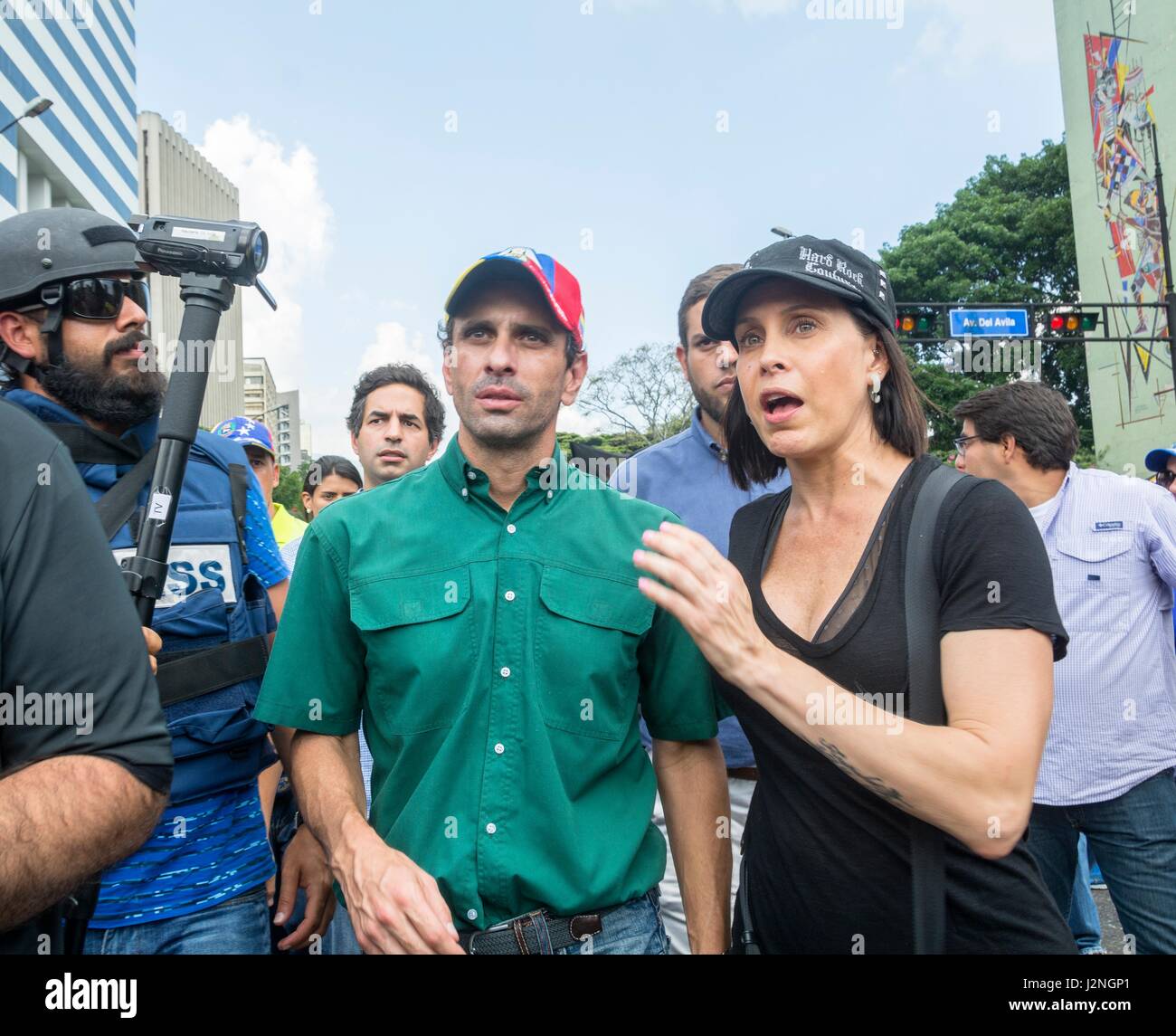 Henrique Capriles Radonski, governor of the Miranda state, and recently ...