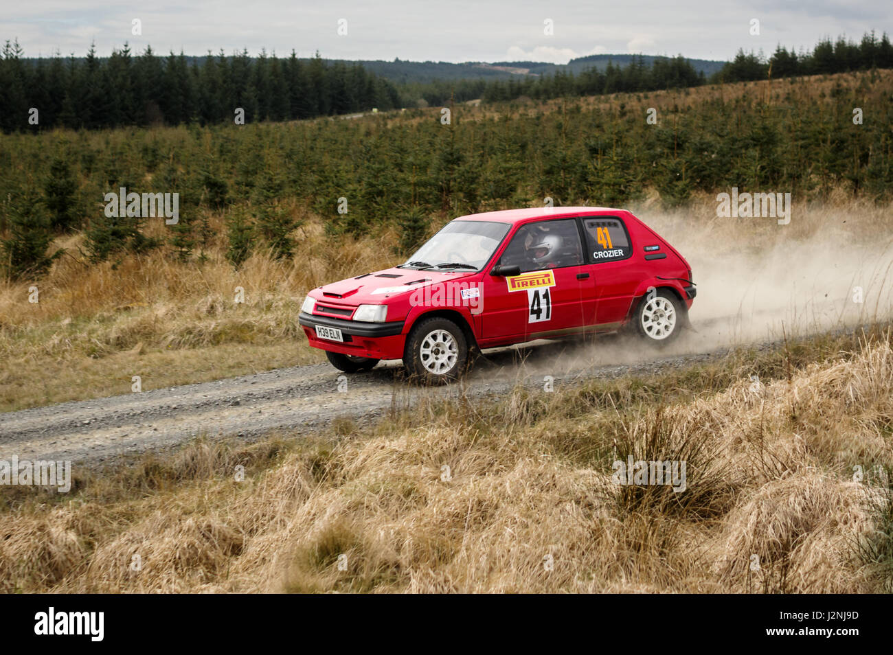 Rally car driver and co driver hi-res stock photography and images - Alamy