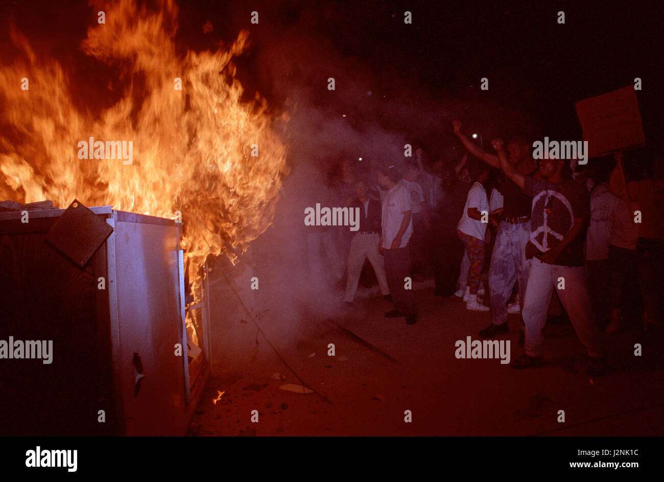 Los angeles riots 1992 hi-res stock photography and images - Alamy