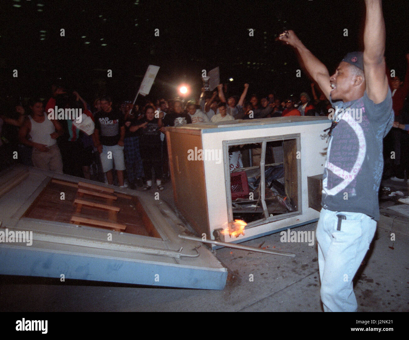 Rodney king riots 1992 hi-res stock photography and images - Alamy