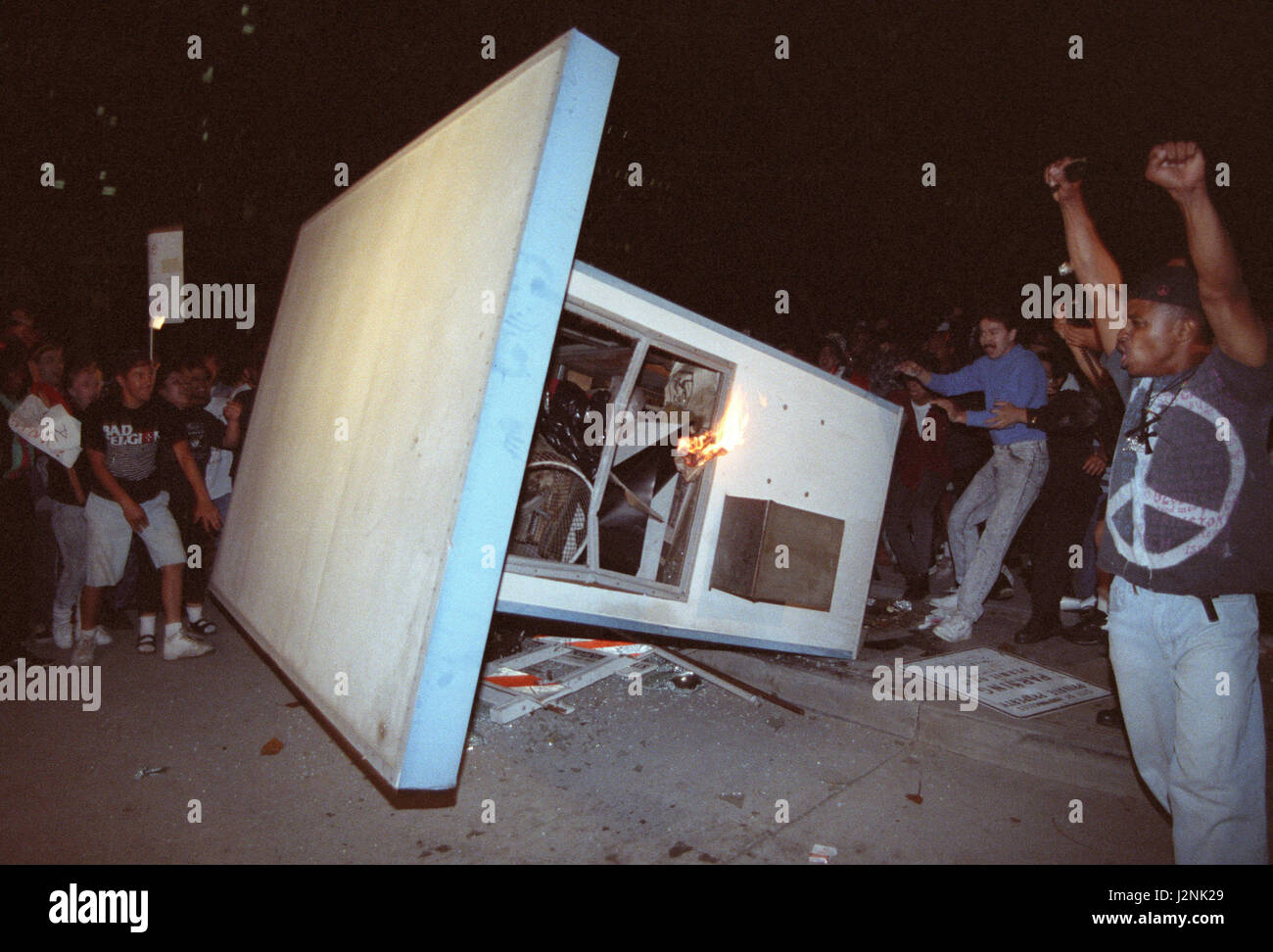 Rodney king los angeles riots 1992 hi-res stock photography and images ...
