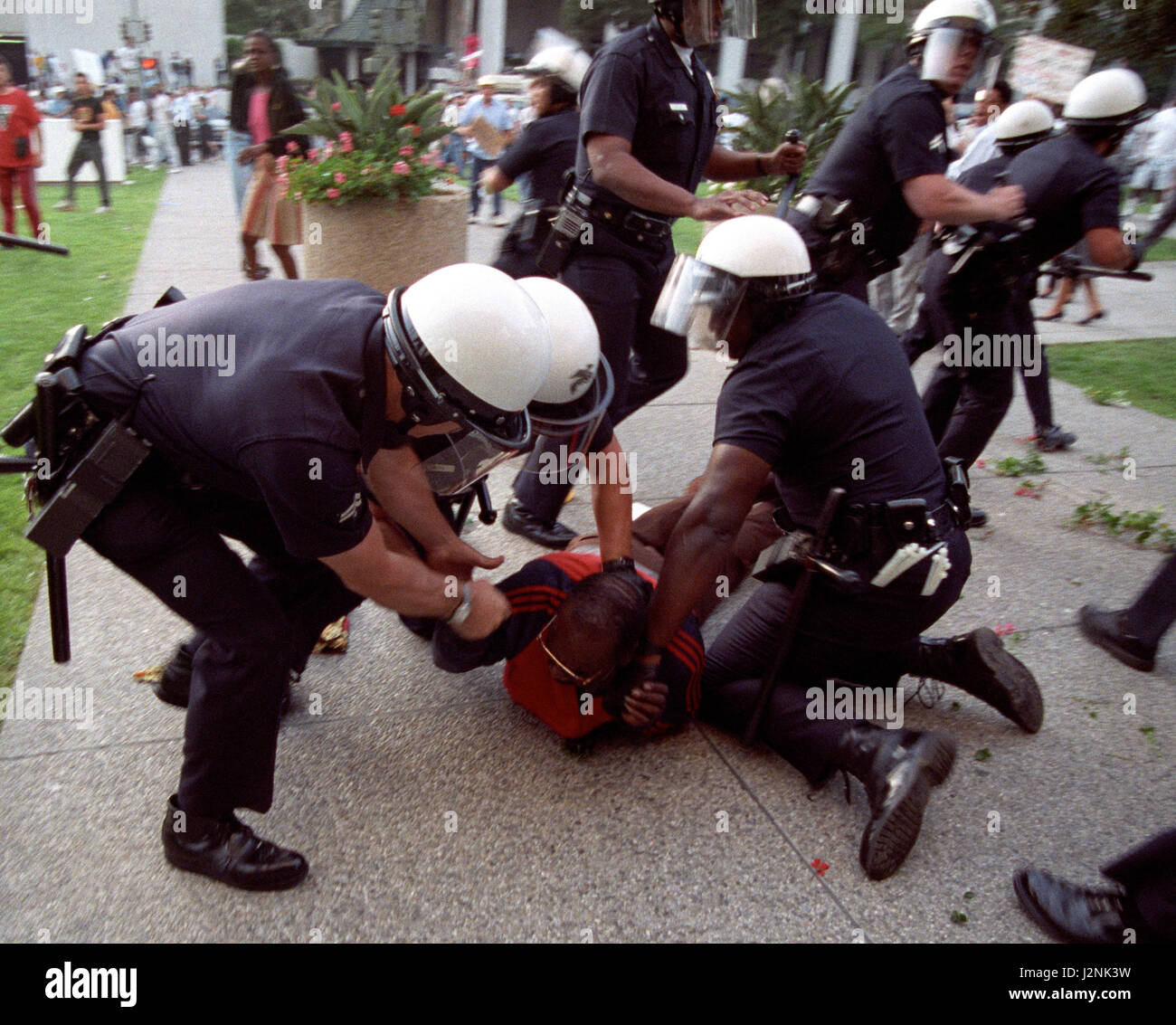 1992 riots in los angeles hi-res stock photography and images - Alamy