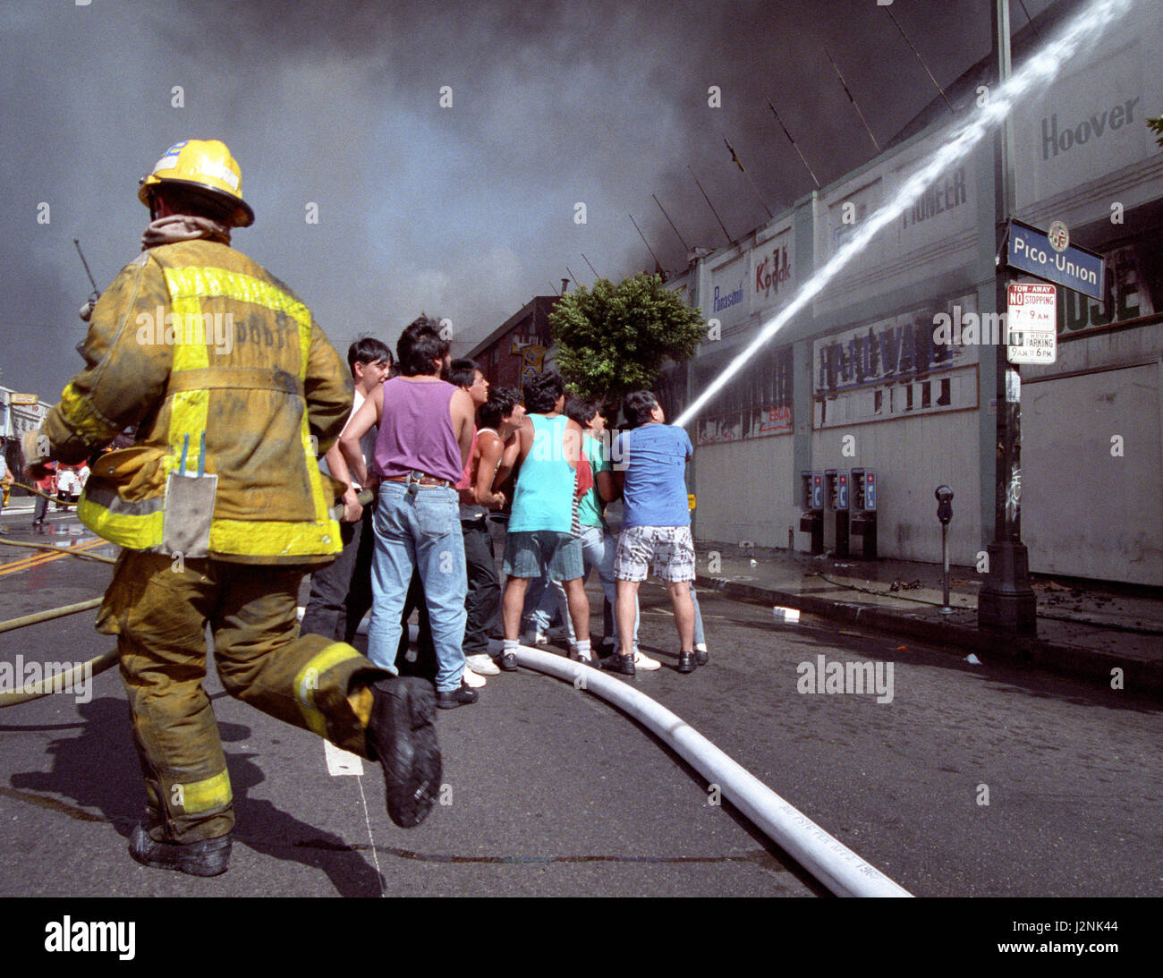 Rodney king riots 1992 hi-res stock photography and images - Alamy