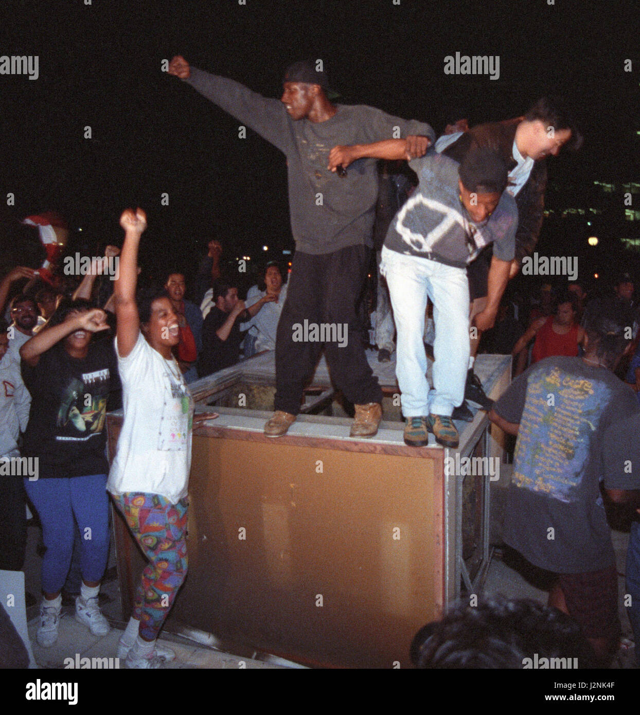 1992 riots in los angeles hi-res stock photography and images - Alamy