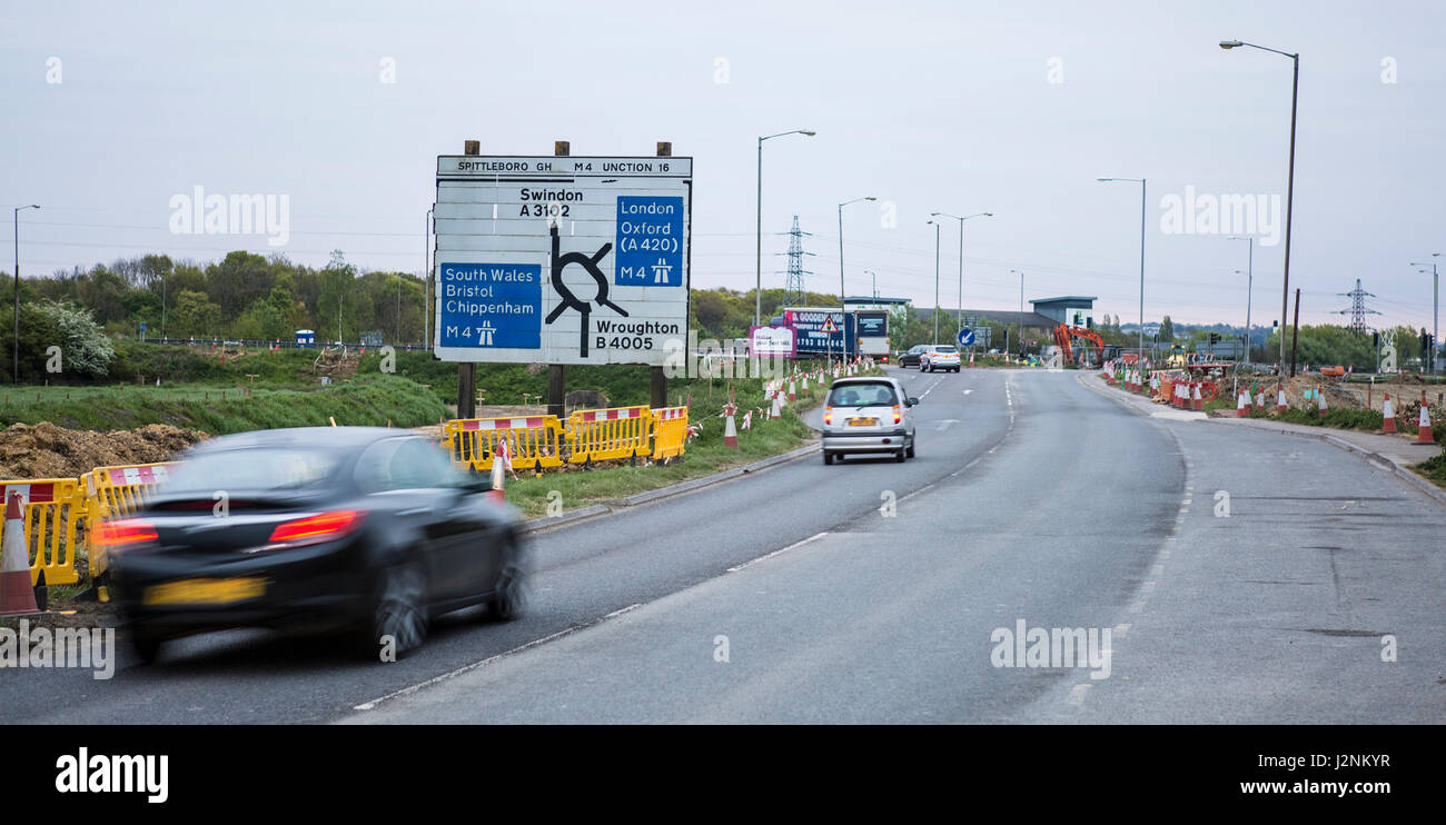 29th April 201 work starts on the M4 Junction 16 improvement works in ...