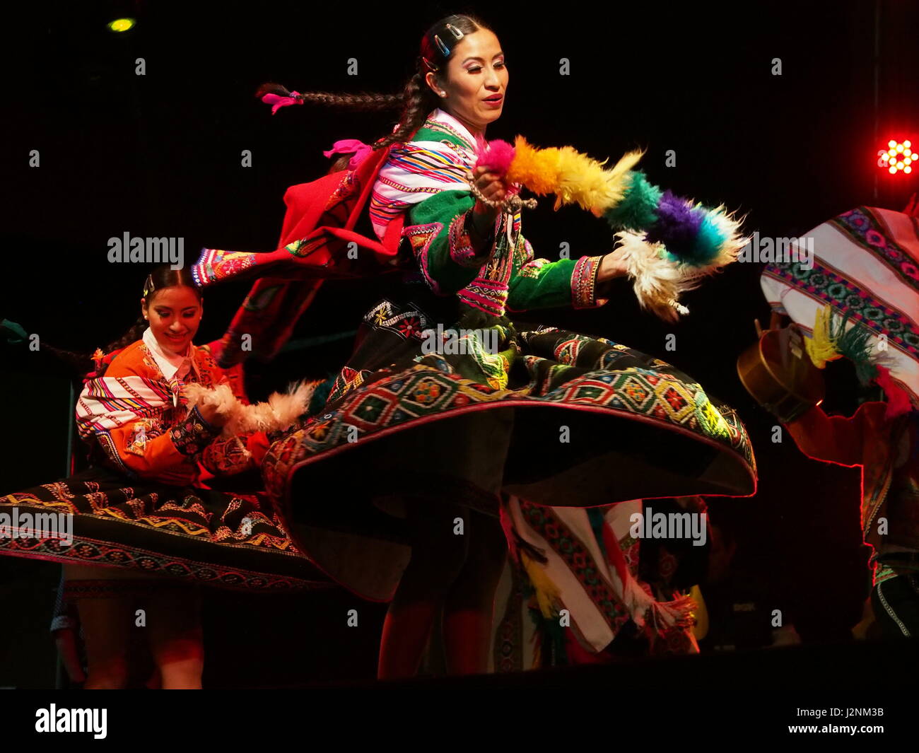 Lima, Peru. 29th Apr, 2017. The cast of Peruvian National School of ...
