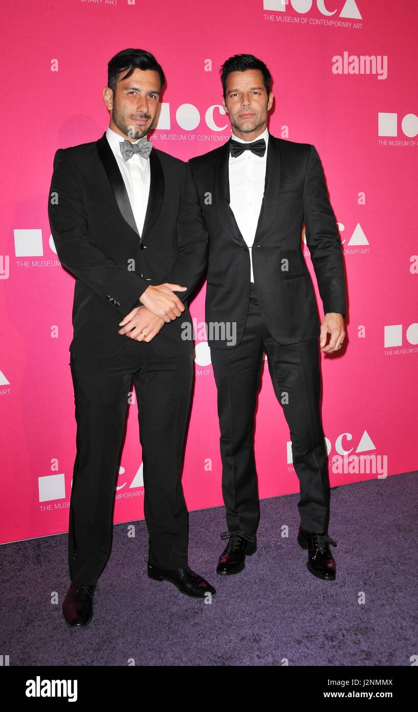 Los Angeles, CA, USA. 29th Apr, 2017. Jwan Yosef, Ricky Martin at ...