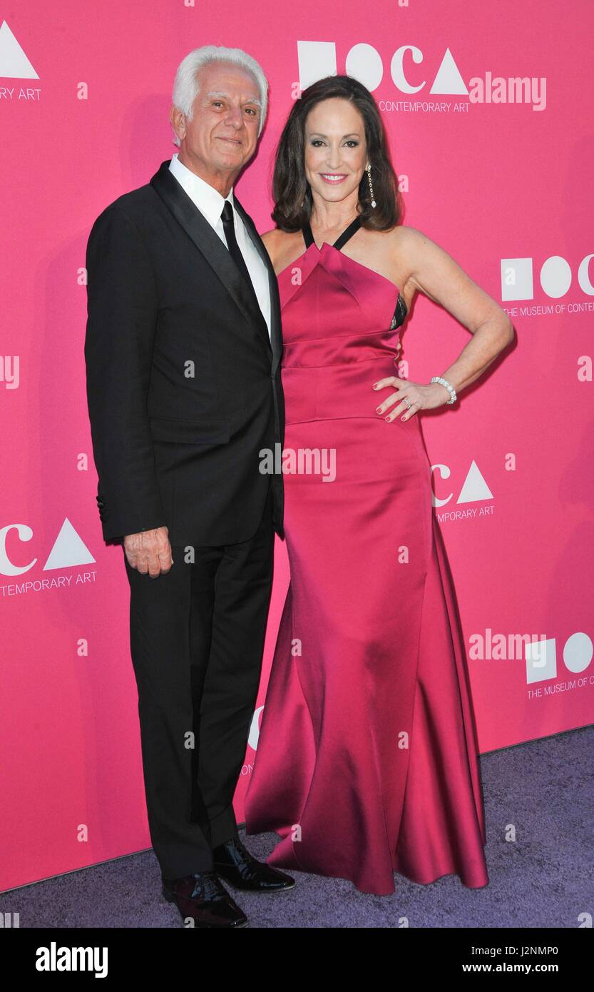 Los Angeles, CA, USA. 29th Apr, 2017. Maurice Marciano, Lilly Tartikoff ...