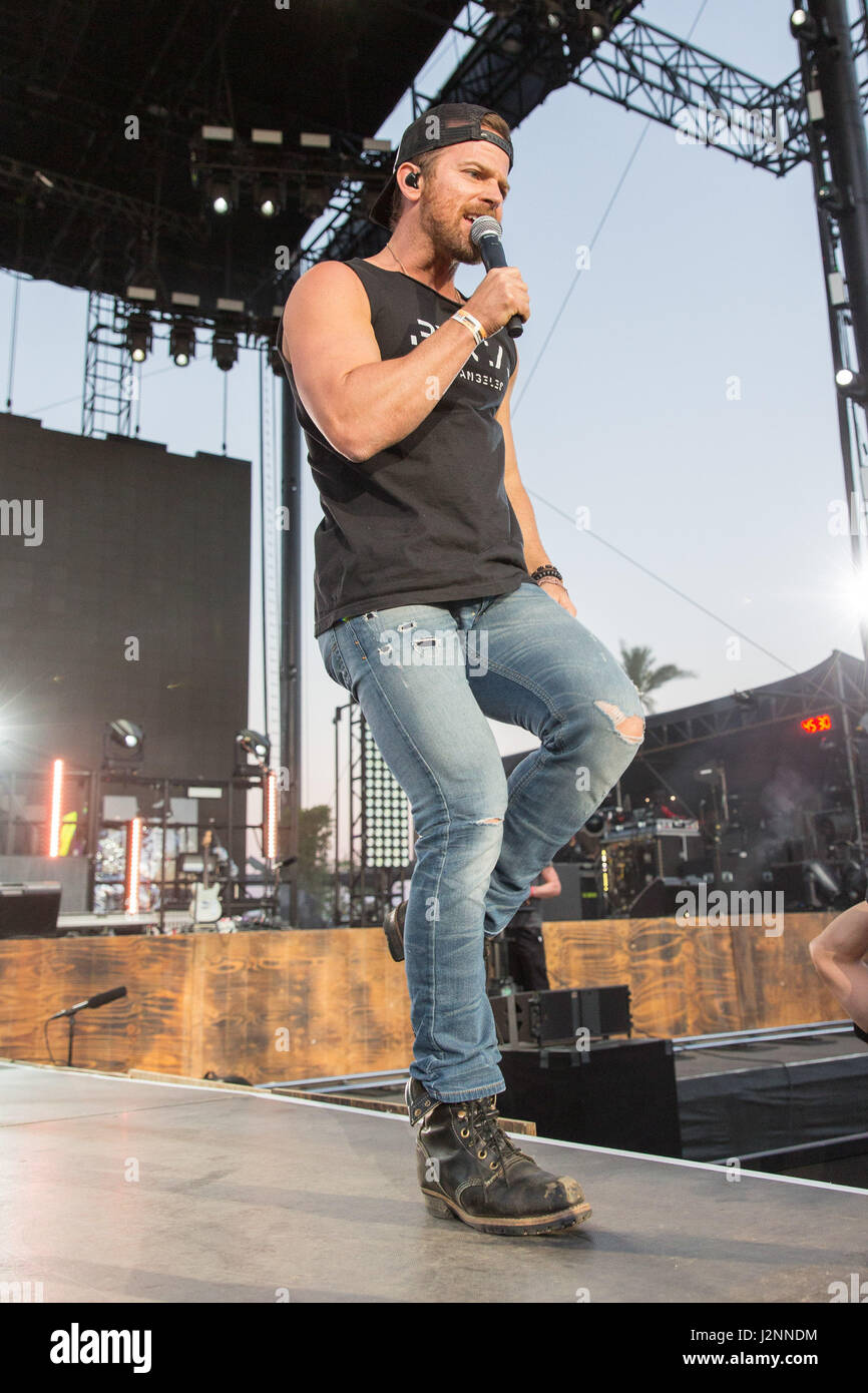 Indio, California, USA. 29th Apr, 2017. KIP MOORE during Stagecoach ...