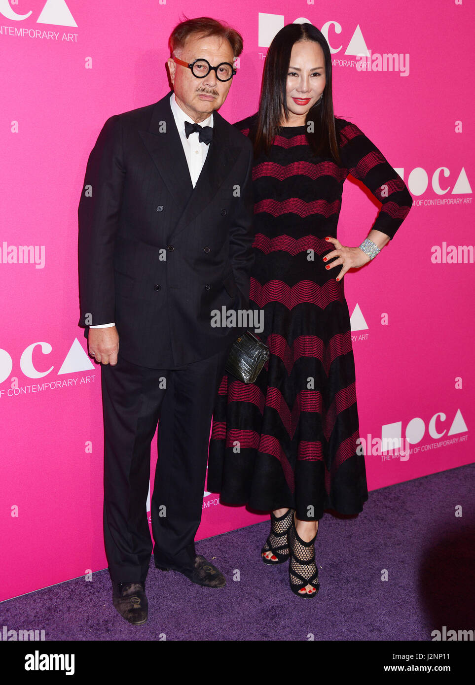 Los Angeles, California, USA. 29th Apr, 2017. Michael Chow, Eva Chow ...