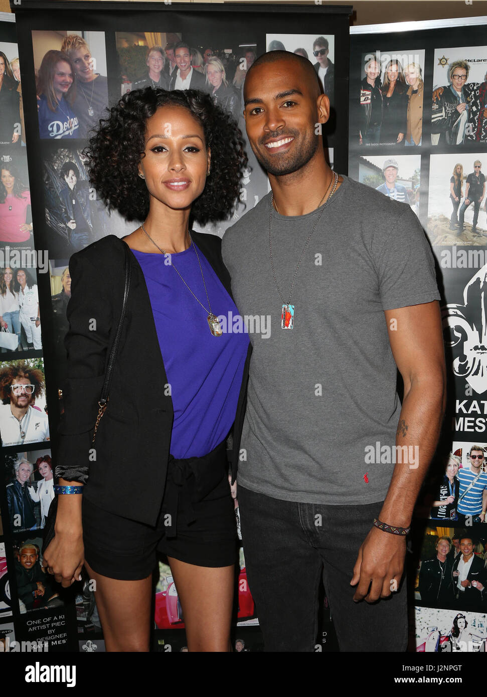PASADENA, CA - April 29: Mercedes Cornett, Lamon Archey, At 2017 ...