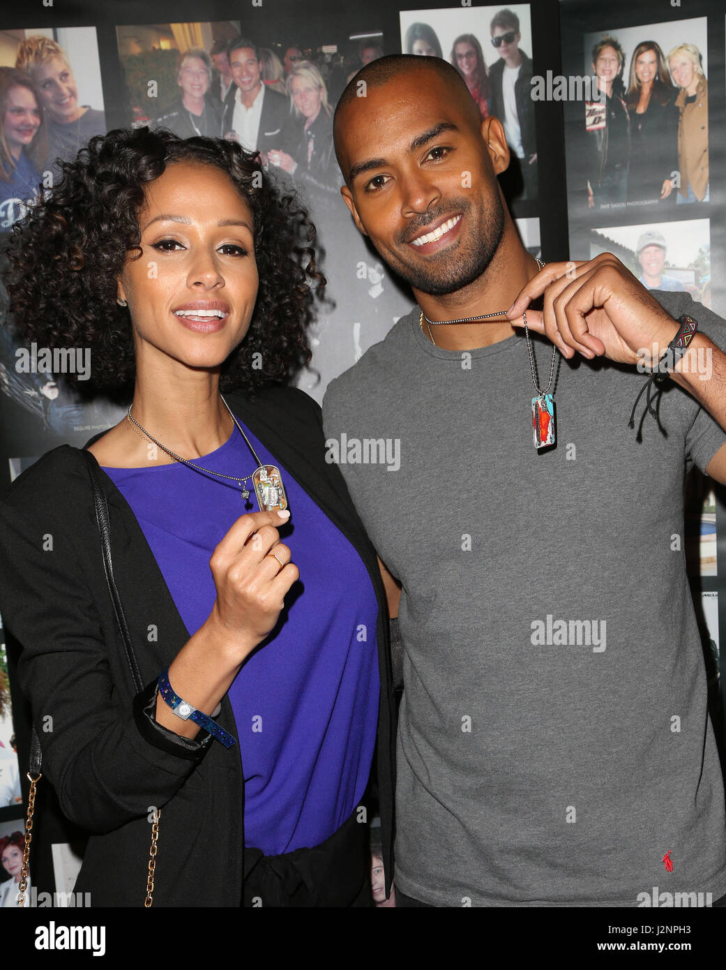 PASADENA, CA - April 29: Mercedes Cornett, Lamon Archey, At 2017 ...