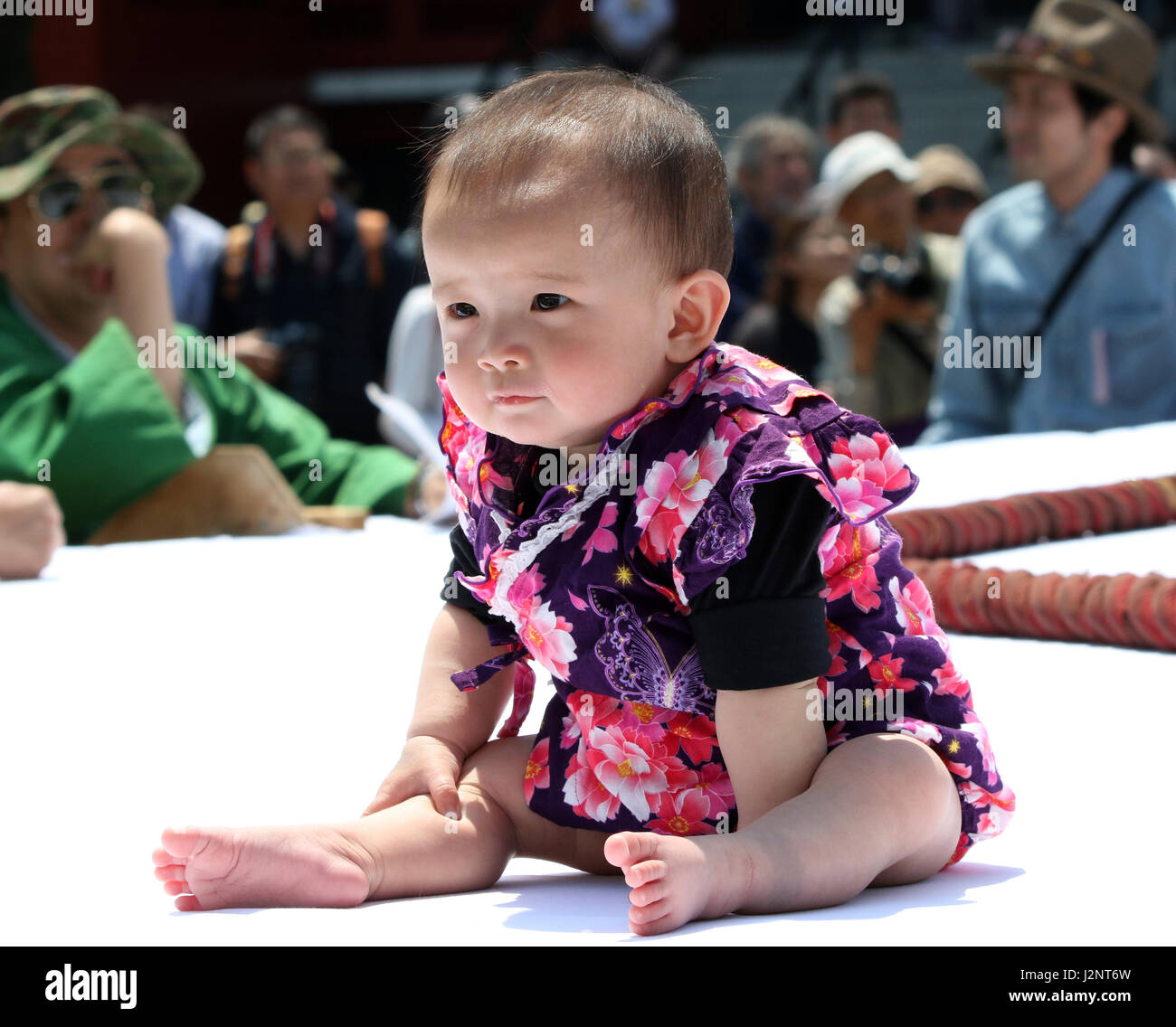Sumo crying babies hi-res stock photography and images - Alamy