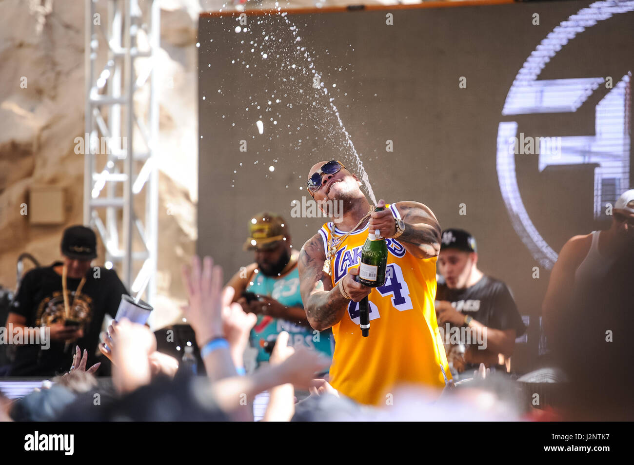 LAS VEGAS, NV - APRIL 29: Flo Rida performs at Rehab at The Hard Rock ...